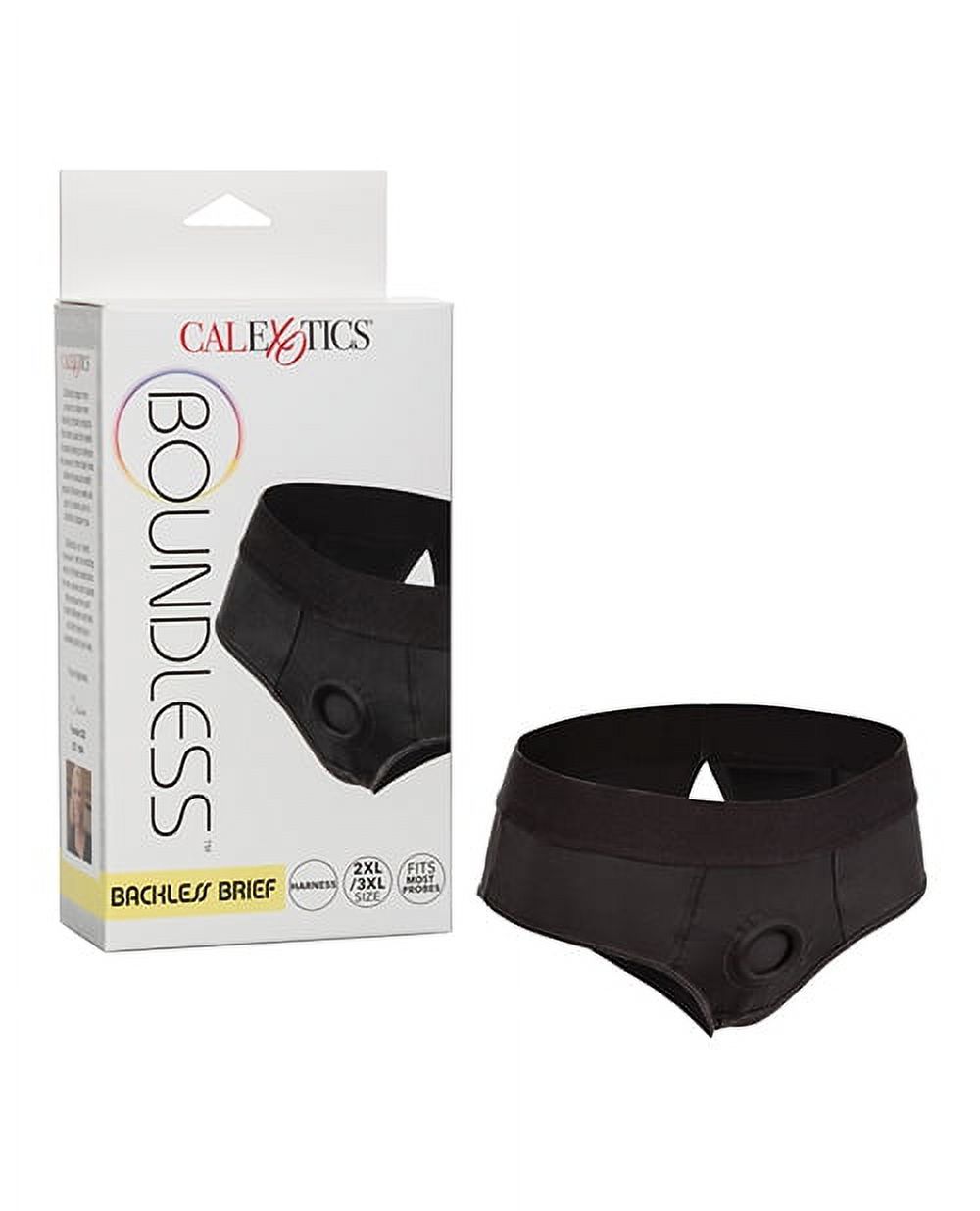 Boundless Backless Brief 2xl/ 3xl Harness Black - Walmart.com