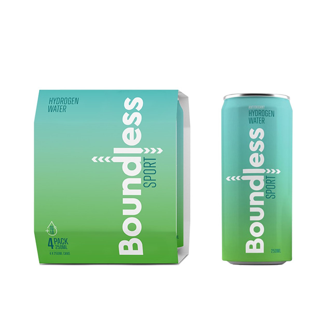 Boundless Sport Antioxidant Hydrogen Water, 8.45 Oz - 4 Pack - Walmart.com