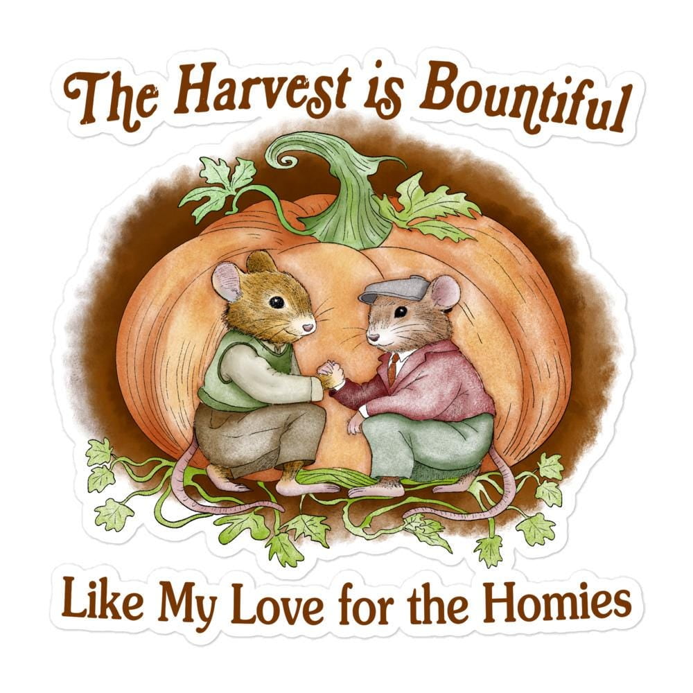Bountiful Harvest Bubble-Free Stickers Vinyl Decal Cute Sticker ...