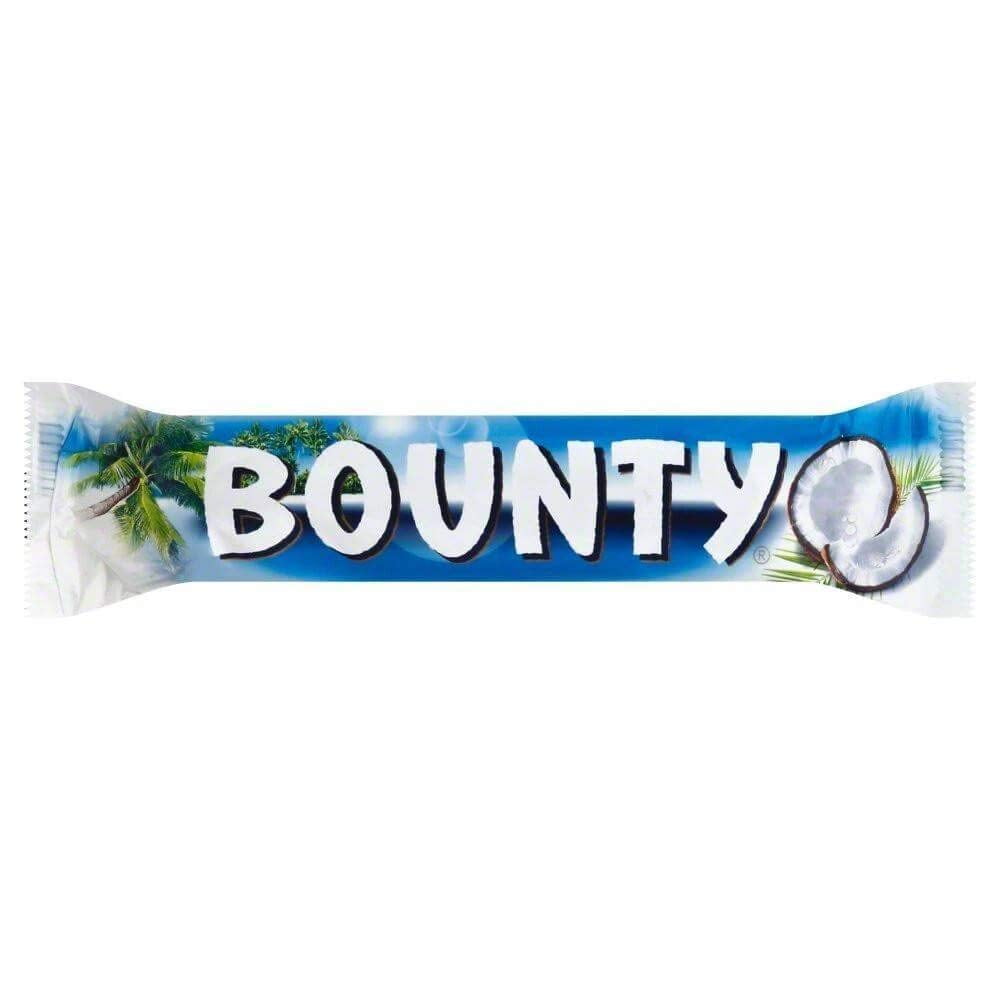 Bounty Bar Milk Chocolate Covered Coconut By Mars, (24-57gram Bars Per ...