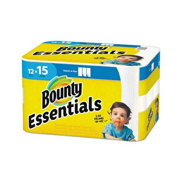 Bounty Essentials Value Pack - Select-A-Size Kitchen Roll Paper Towels ...