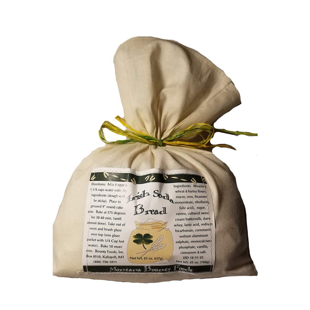 Bounty Foods Montana Irish Soda Bread Mix 23 Ounce (Single Bag, Irish ...