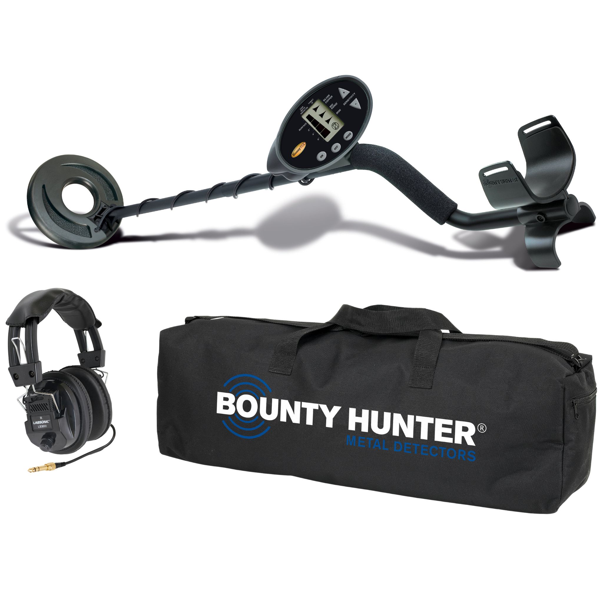 Bounty Hunter Discovery 1100 Metal Detector with Carry Bag and ...