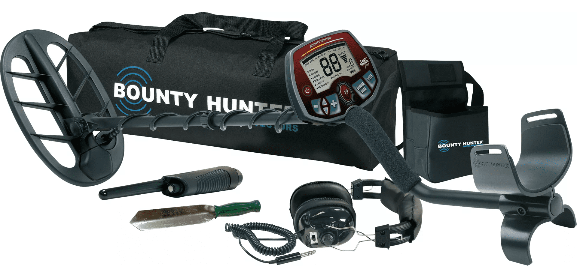 Bounty Hunter Land Ranger Pro Metal Detector with Carrying Case and ...