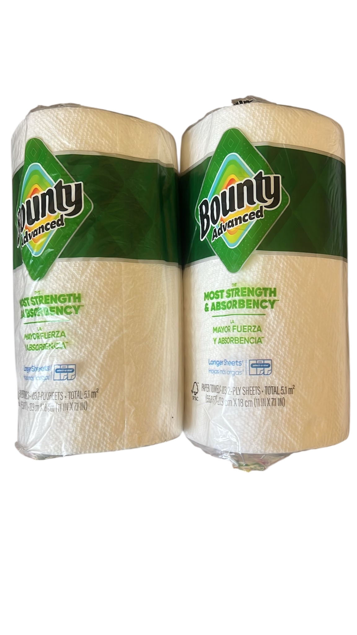 Bounty Longer Select A Size Paper Towel, 107 Rolls, 2 Pack - Walmart.com