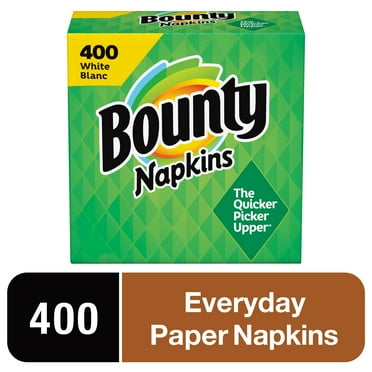 Everyday Paper Napkins, White, 400 Count - Walmart.com