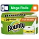 Bounty Full Sheet Paper Towels, Double Huge Pack, 6 Mega Rolls, White ...