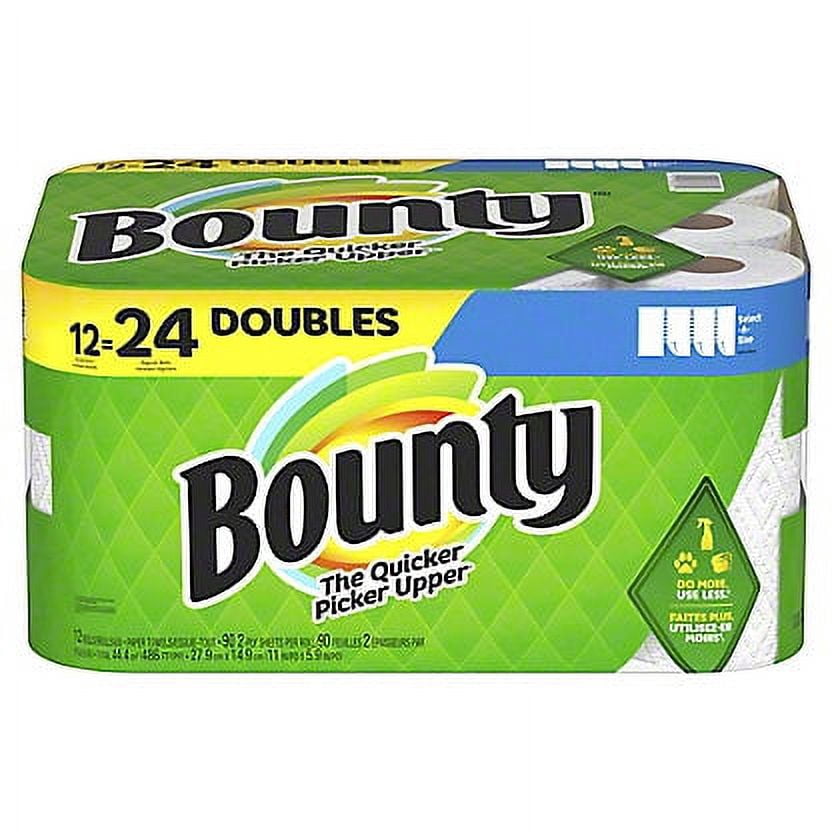 Bounty Select-A-Size Double Rolls Paper Towels, 12 ct - Walmart.com