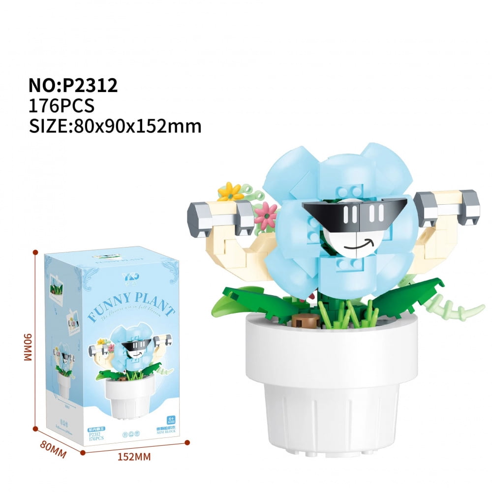 Bouquet Flower Children Toy Mini Diy Building Block Toy Bricks Blocks ...