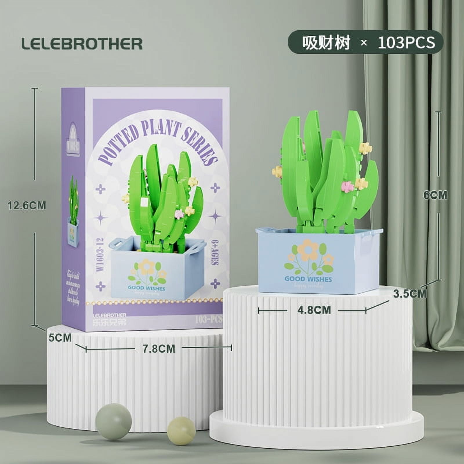 Bouquet Flower Mini Particle Blocks Flowers Model Micro Building Bricks ...