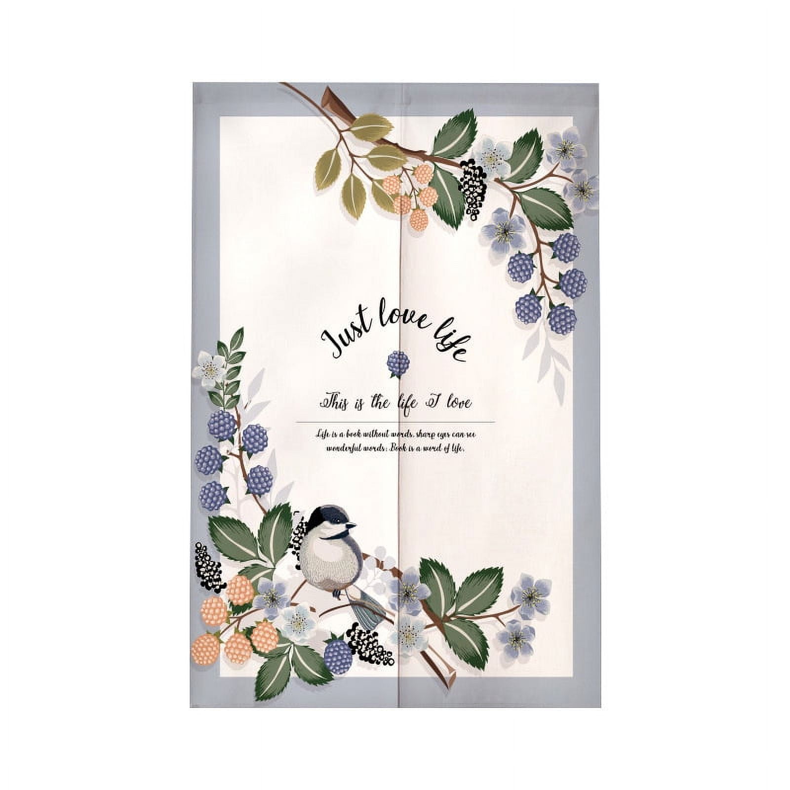 Bouquet Japanese Door Curtain Noren Kitchen Living Room Curtains Home ration Flower Plant ...