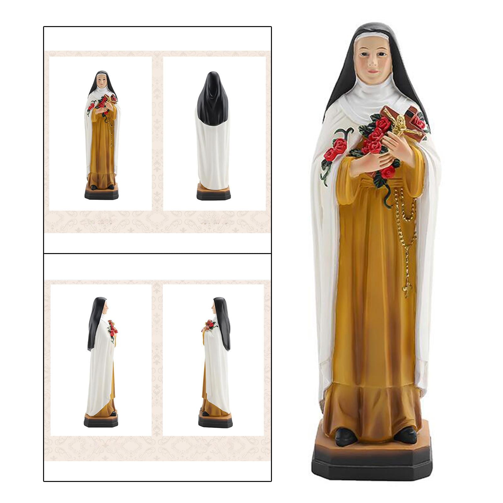 Bouquet Nuns Statue Resin Crafts Handmade Crafts, Blessed Sculpture ...