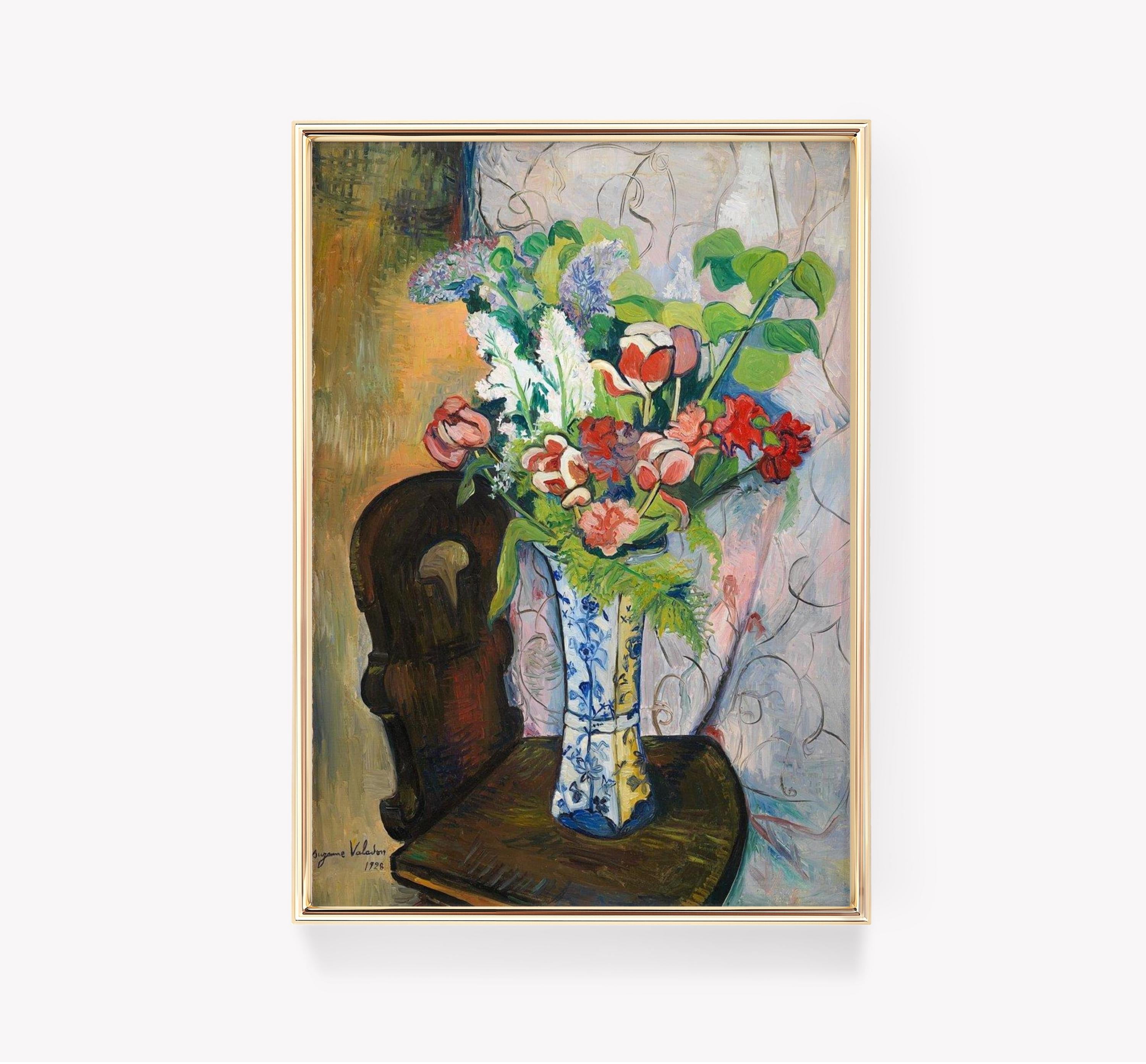 Bouquet Of Flowers, Suzanne Valadon Art, 1928 Floral Print, Vintage ...