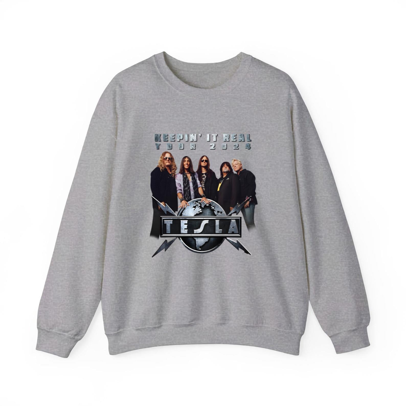 Bouquet Shirts, TESLA Band Keepin' It Real U.S. Tour 2024 Unisex T ...