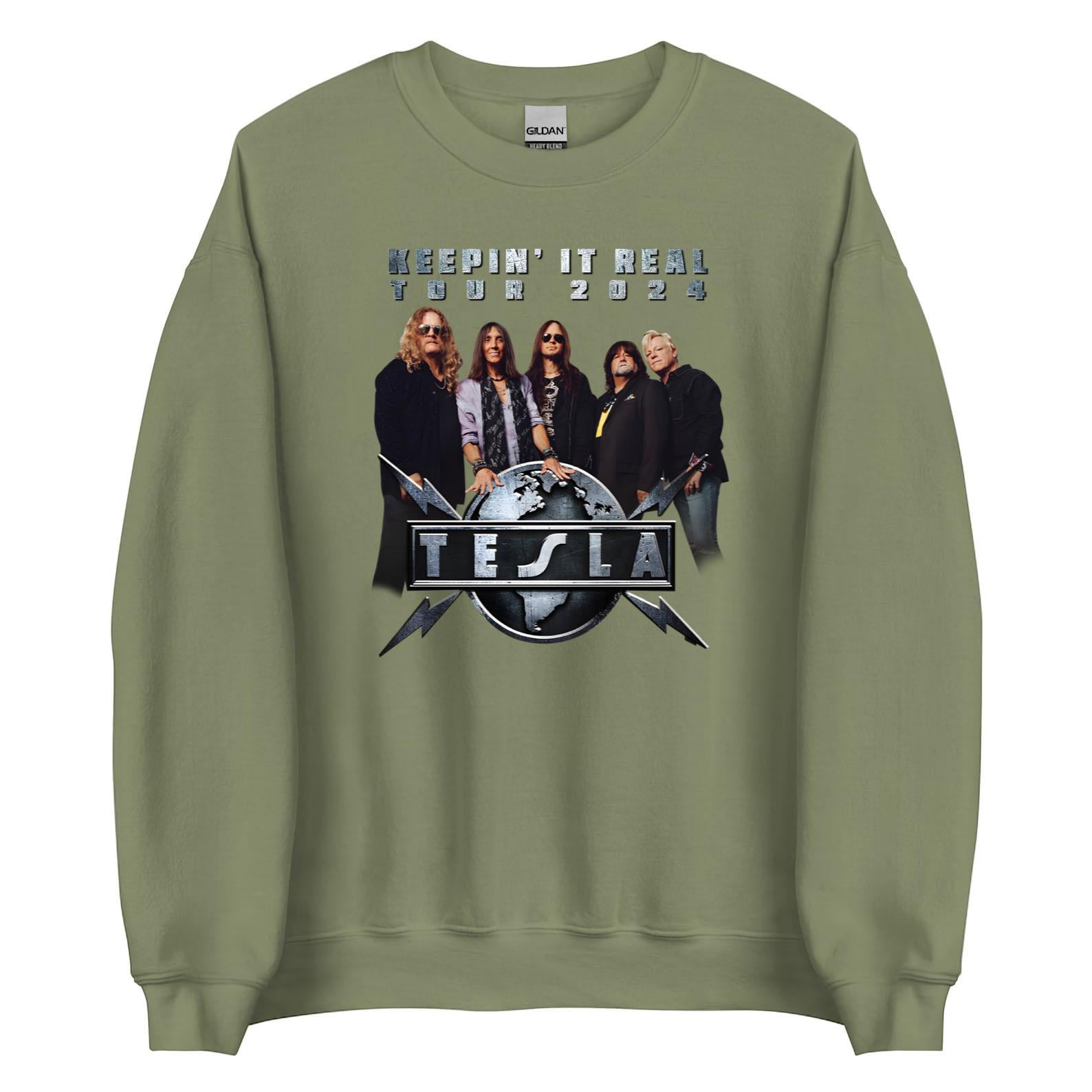 Bouquet Shirts, TESLA Band Keepin' It Real U.S. Tour 2024 Unisex T ...