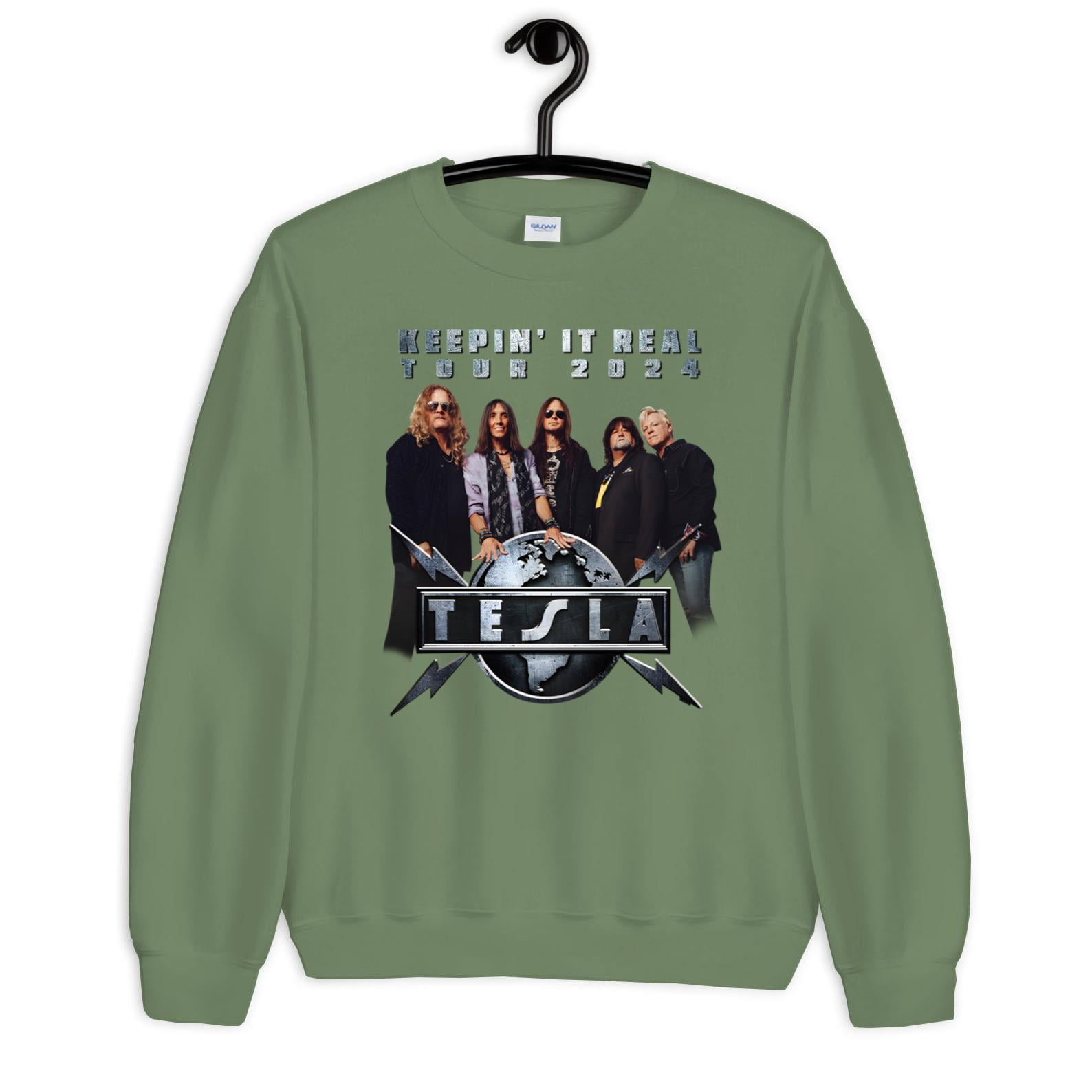 Bouquet Shirts, TESLA Band Keepin' It Real U.S. Tour 2024 Unisex T ...