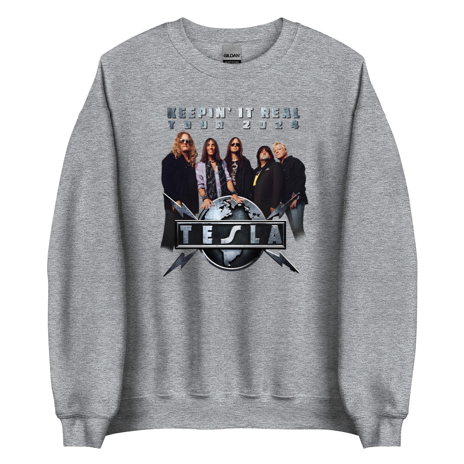 Bouquet Shirts, Tesla Band Keepin' It Real U.S. Tour 2024 Unisex T ...