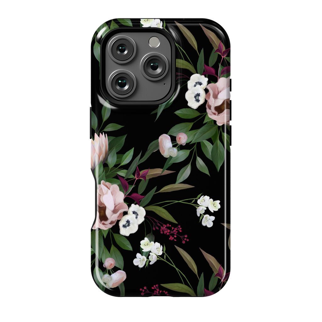 Bouquet Vibrant Flowers Artwork iPhone Case for 11/12/13/14/15/16 Pro ...
