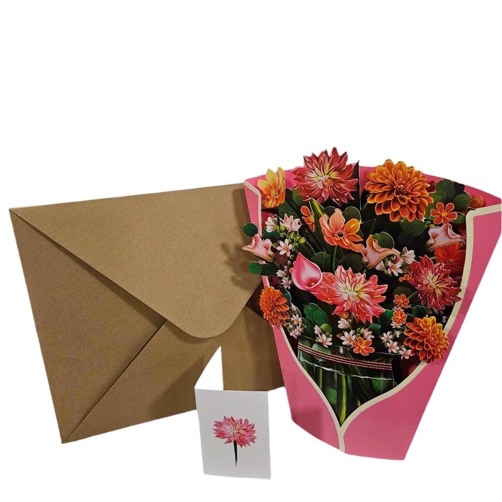Bouquet of Flowers Card - Walmart.com