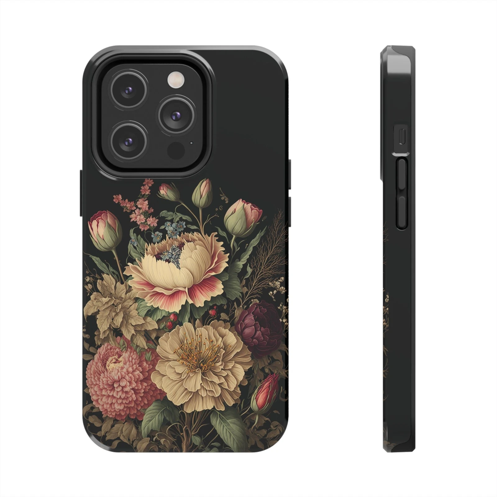 Bouquet of Flowers Floral Botanical Art Heavy-Duty Protective Case for ...