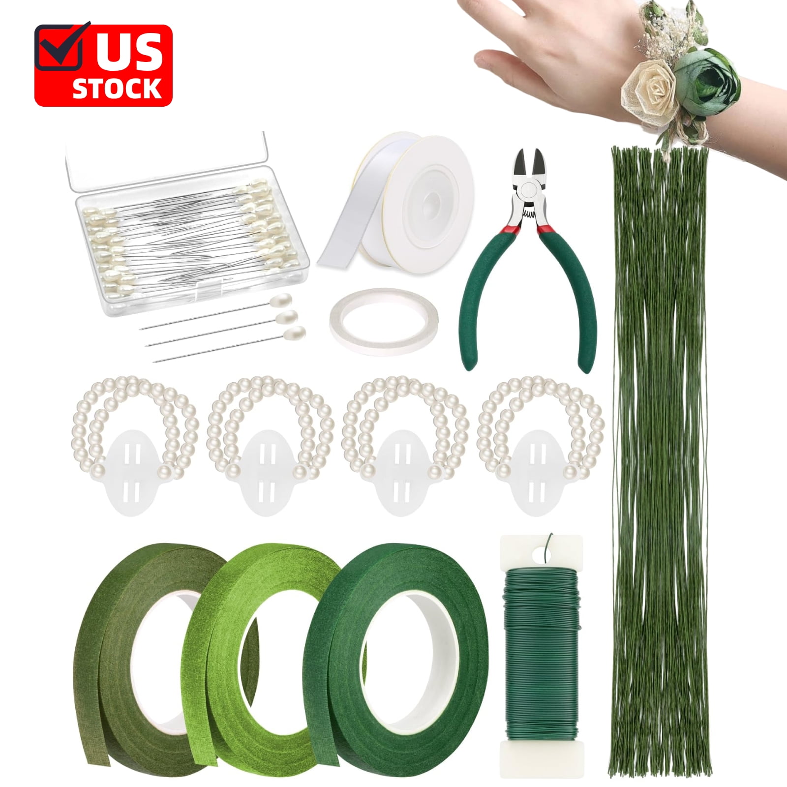 Bouquets Floral Wire Arrangement Tool Kit, DIY Bouquet Making Tools ...