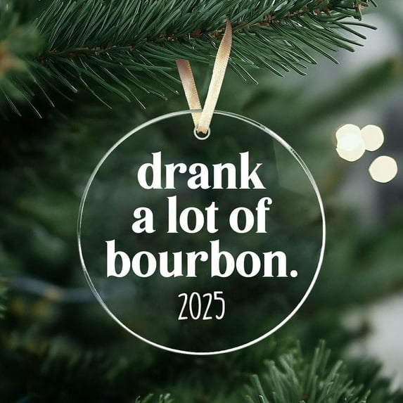 Bourbon Acrylic Ornaments for Xmas Tree Decorations 2025, Whiskey ...
