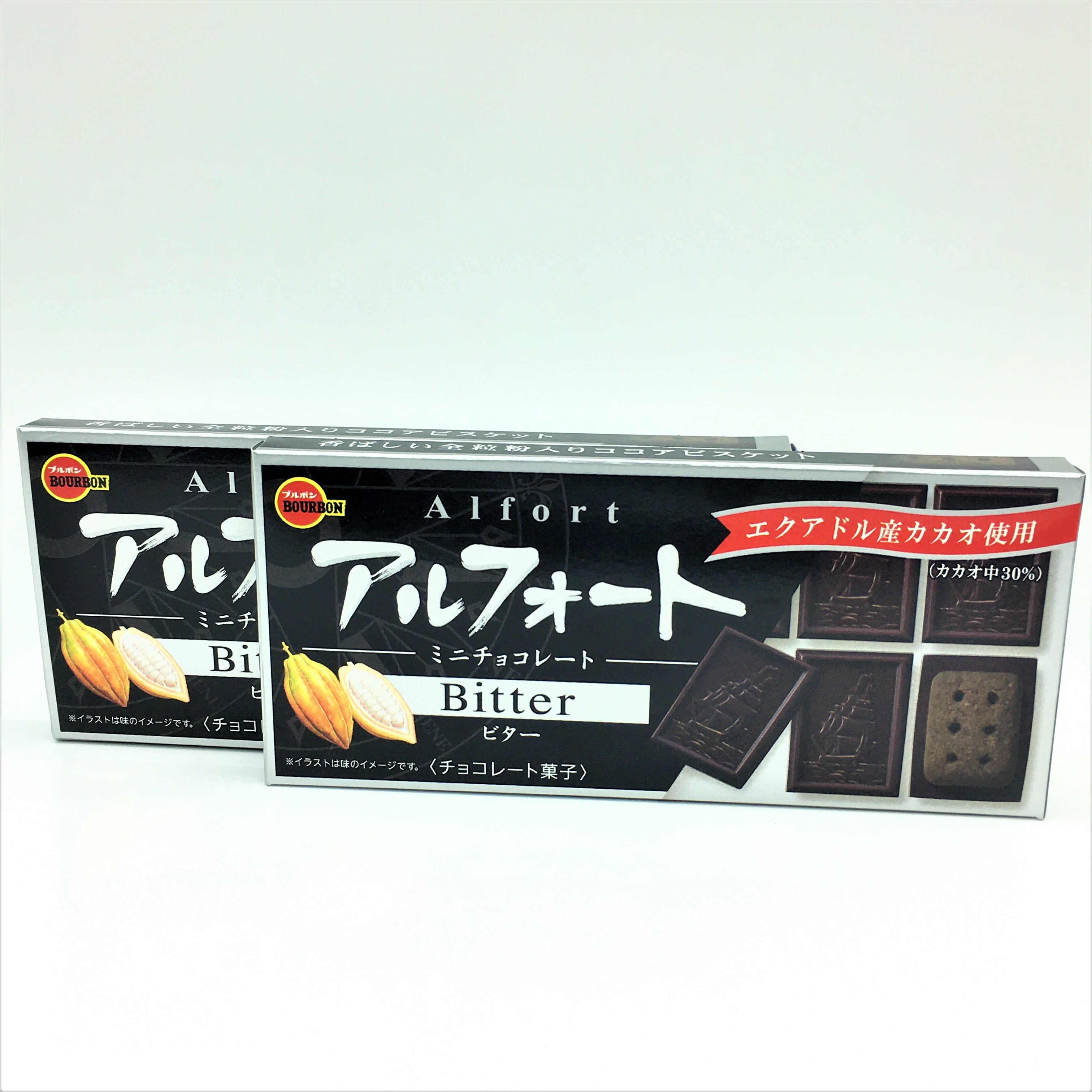 Bourbon Alfort Mini Chocolate & Biscuit- Rich Choco & Black Biscuit ...