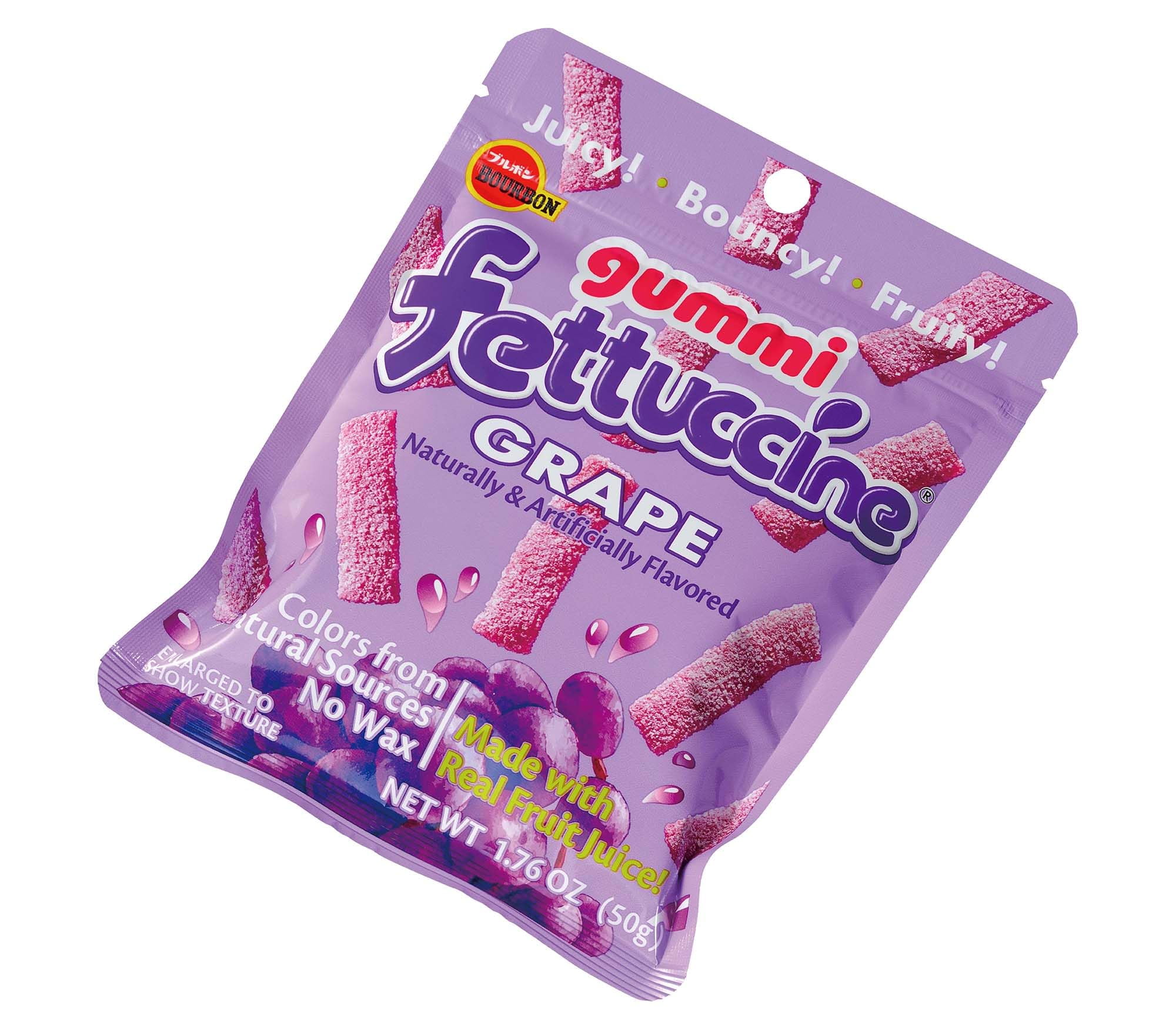 Bourbon Fettuccine Gummi Grape AIF9 Candy, 10-Pack - Japanese Sour ...