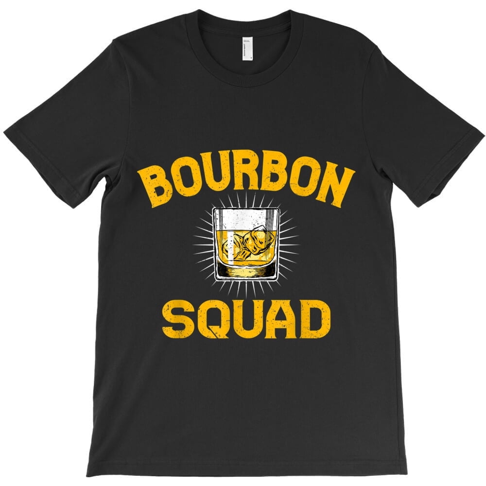 Bourbon Squad I Drink Bourbon Funny Holiday Party Drinking Character ...