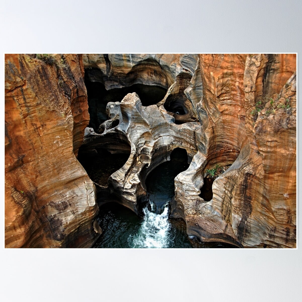 Bourke'S Luck Potholes Spectacular Rock Formation, South Africa Poster ...