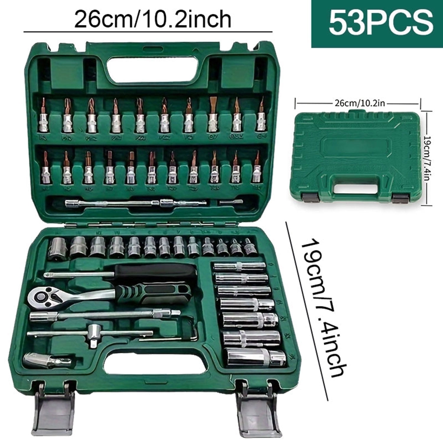 Bourvill Green Finish Beam-Style Torque Wrench Socket Wrench & Set - Walmart.com
