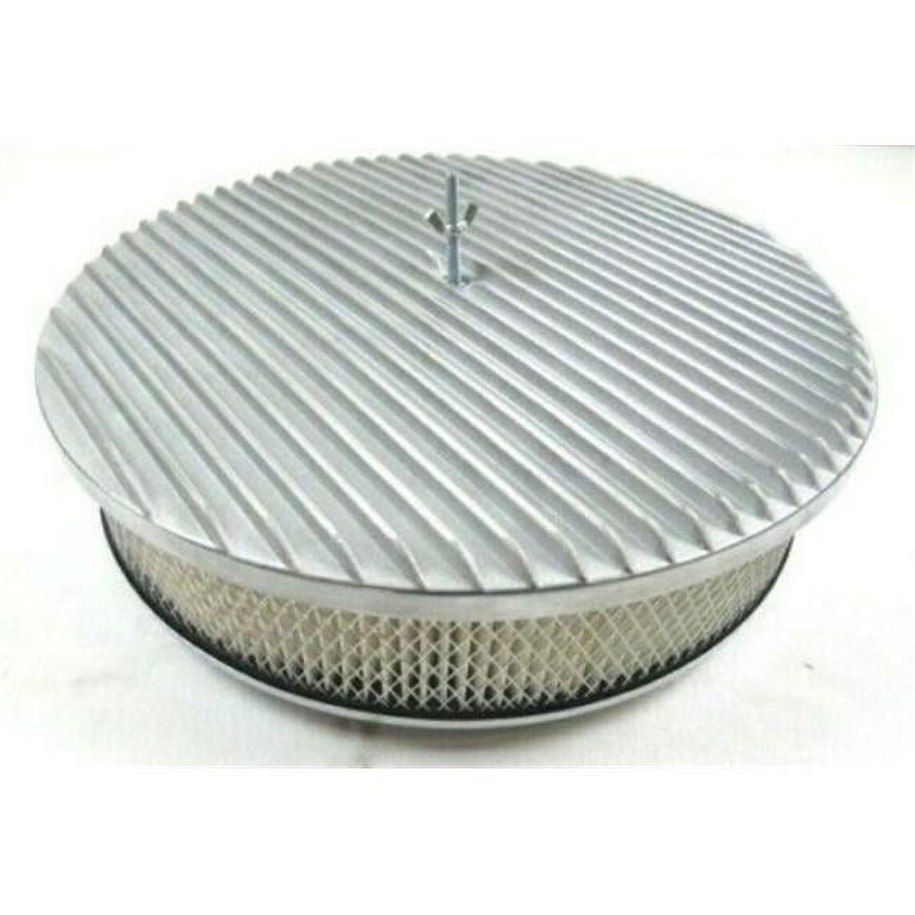 Bous Performance 14 x 3 in. Full Finned Top Air Cleaner Set with Flat ...