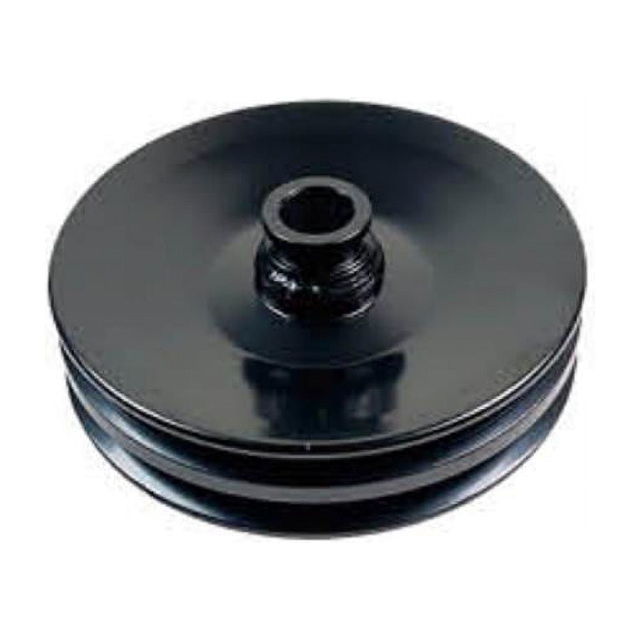 Bous Performance GM Double Groove Power Steering Pump Pulley, Chrome ...