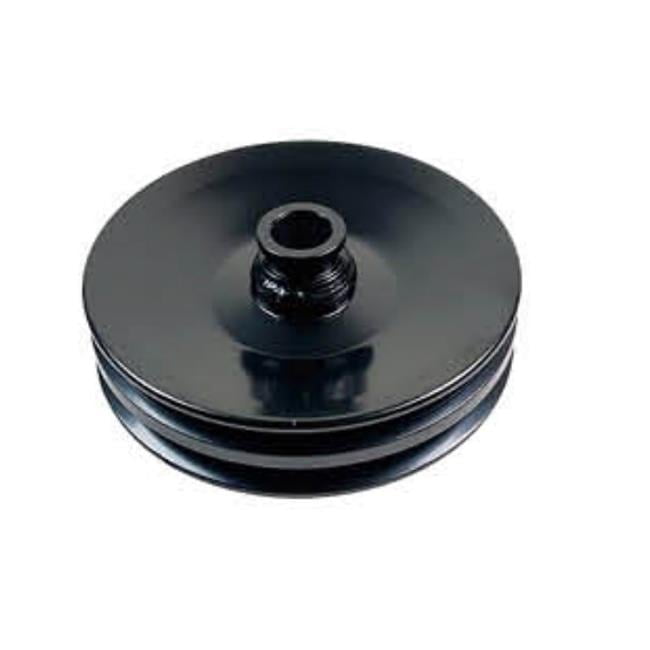 Bous Performance GM Double Groove Power Steering Pump Pulley, Chrome ...