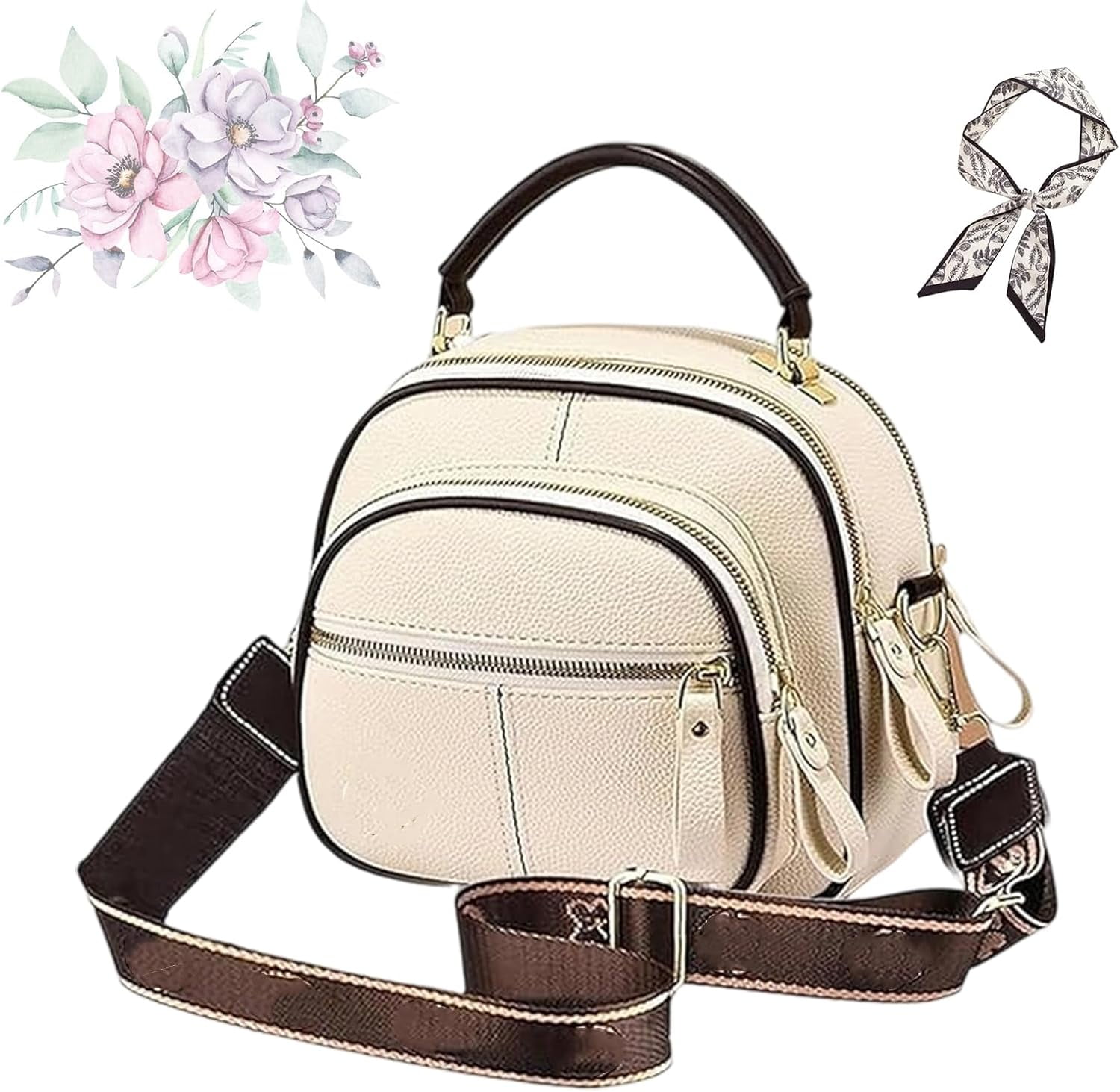 Bousalutend Crossbody Bag, Classic Multifunctional Compartments ...
