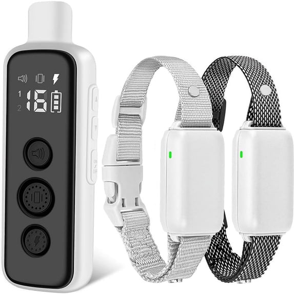 Bousnic Dog Shock Collar for 2 Dogs - (8-120lbs) Waterproof ...