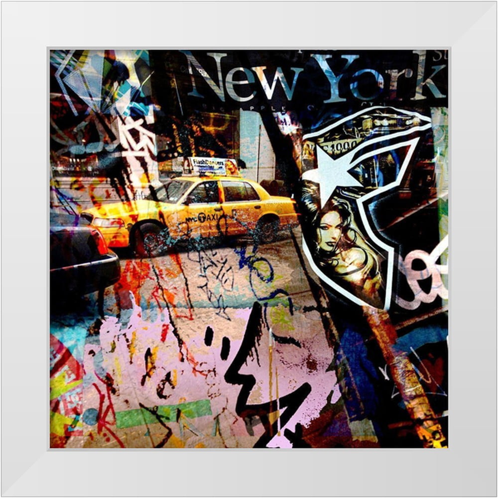 Bouteiller, Cedric 26x26 White Modern Wood Framed Museum Art Print ...