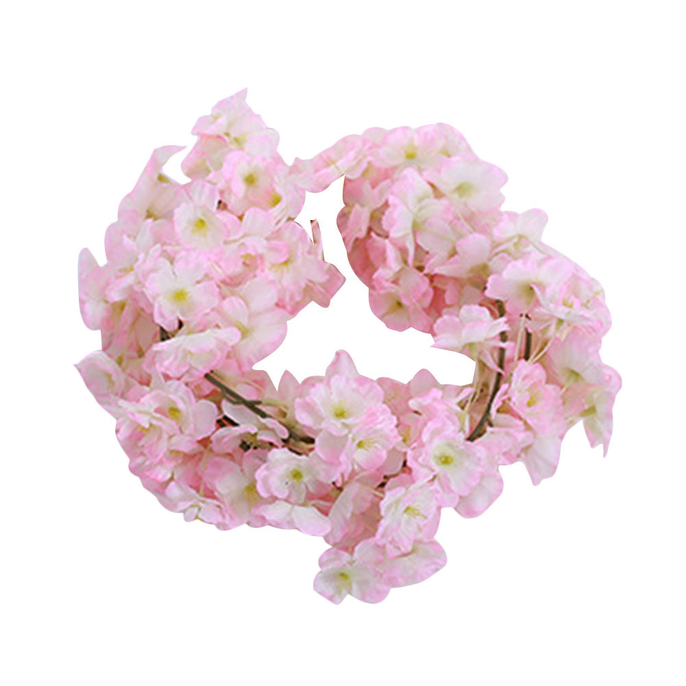 Boutique Artificial Cherry Blossom Garland Hanging Vine Silk Garland ...
