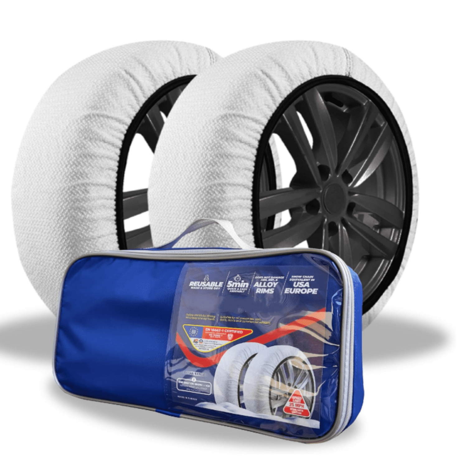 Boutique Automotive Snow Socks for Tires - Eco Series for Efficient ...