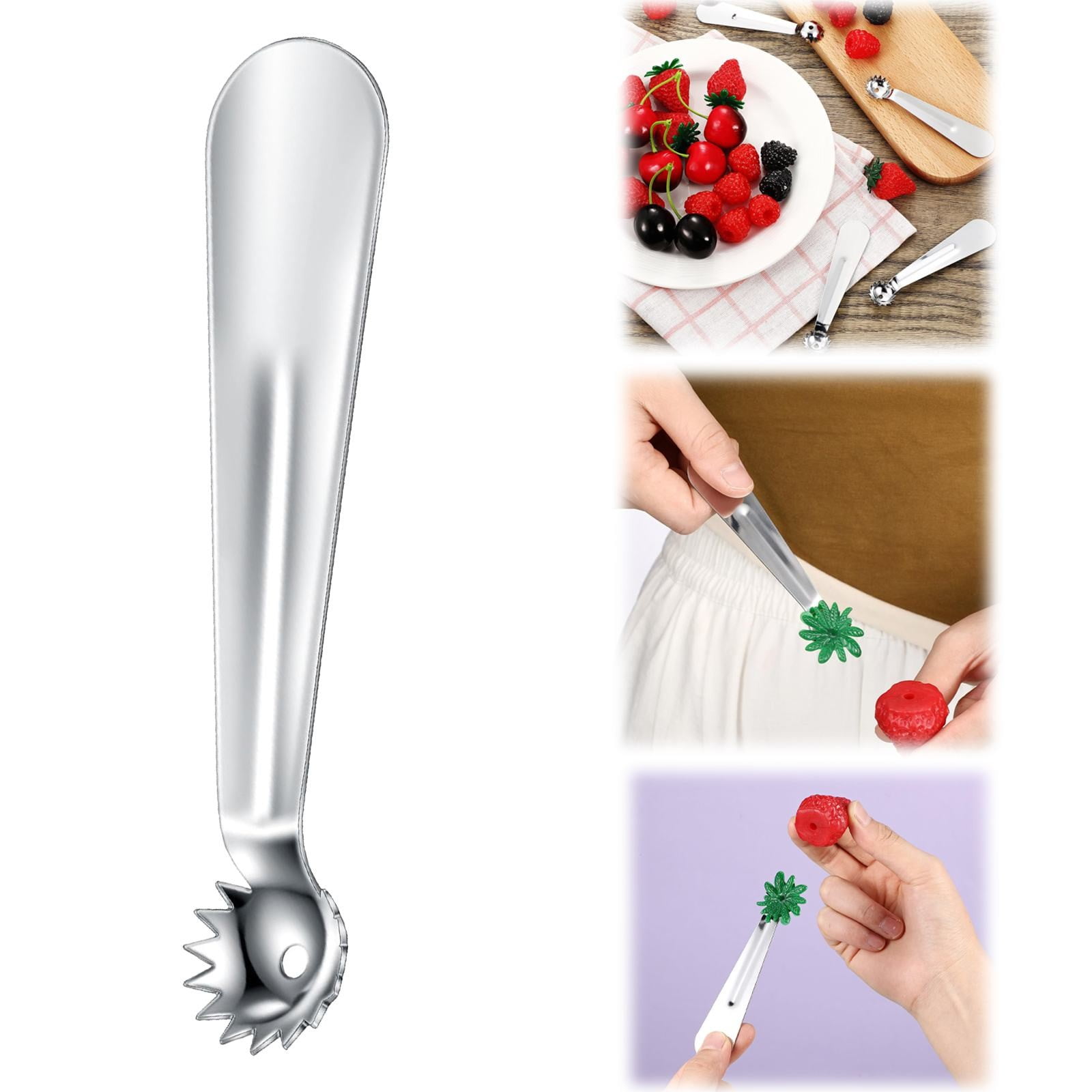 Boutique Big Deals! Polishing Stone 10pc Stainless Strawberry tomato ...