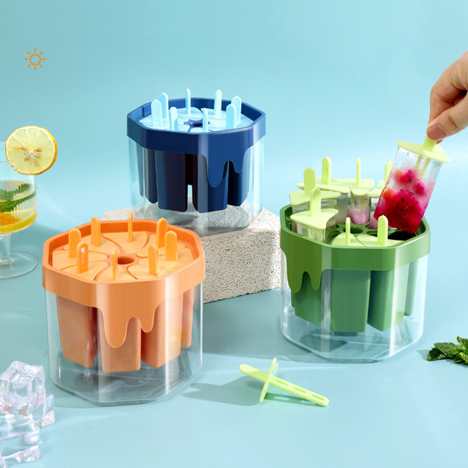 Boutique Clearance Sales Kitchen Ice Grid With Sticks 8 Piece Ice ...