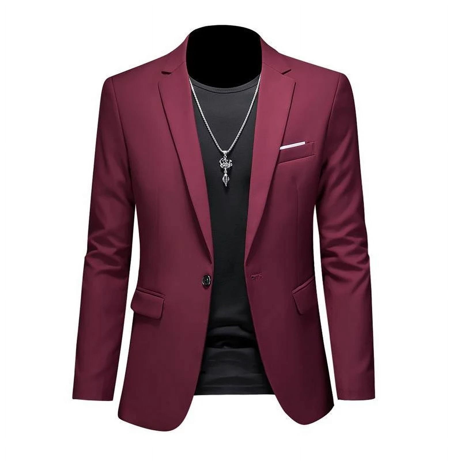 Boutique Fashion Solid Color High-end Brand Casual Business Men's ...