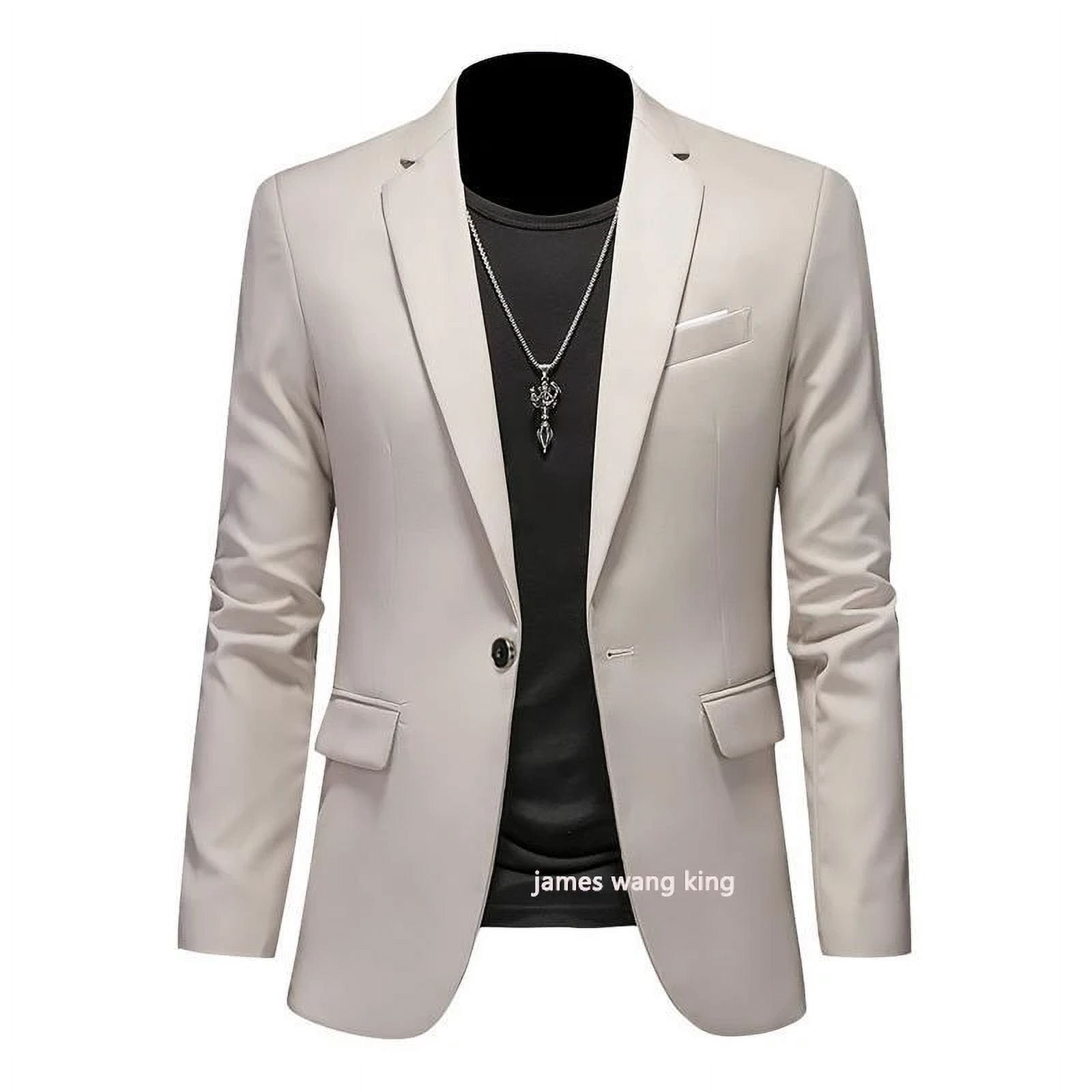 Boutique Fashion Solid Color High-end Brand Casual Business Men's ...