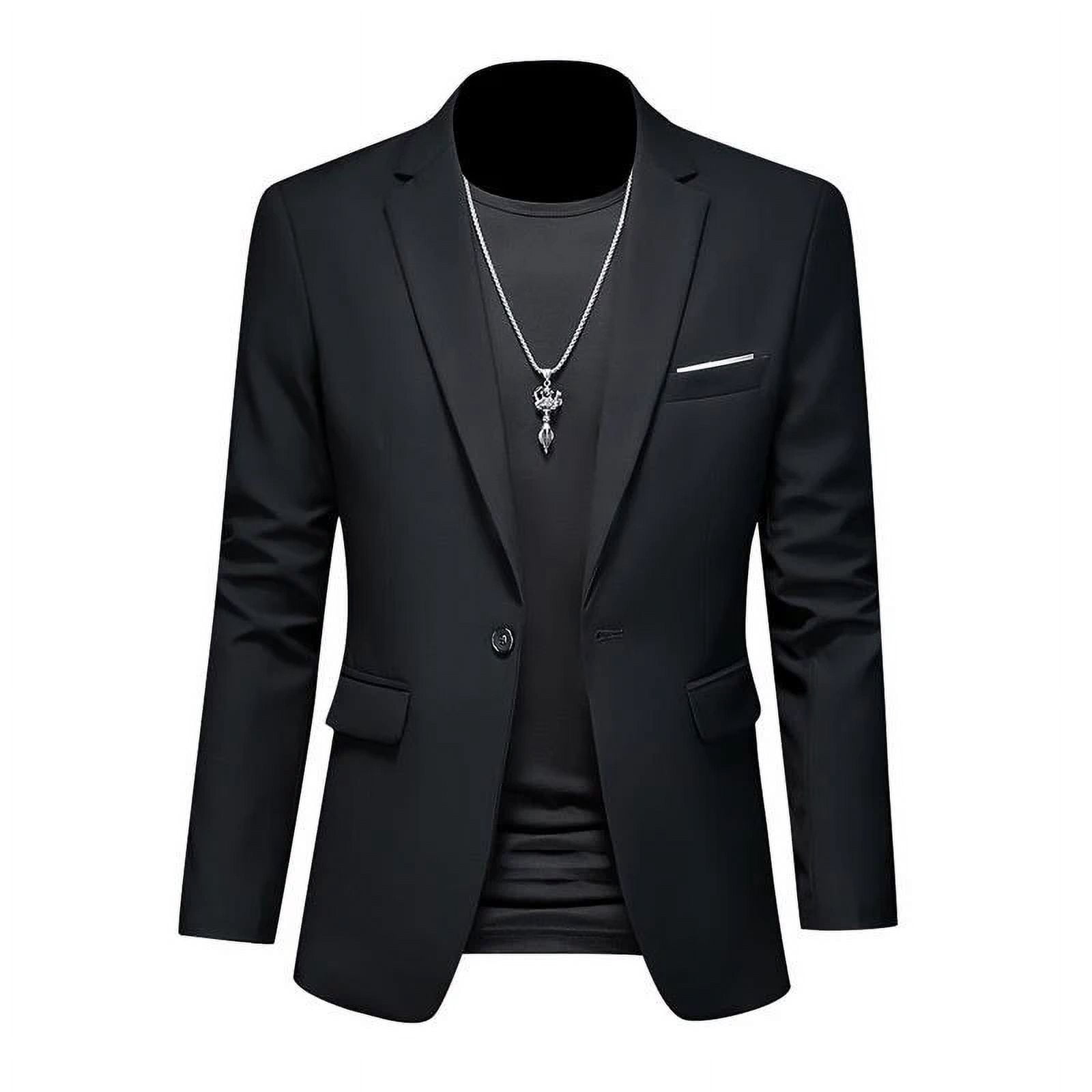 Boutique Fashion Solid Color High-end Brand Casual Business Men's ...