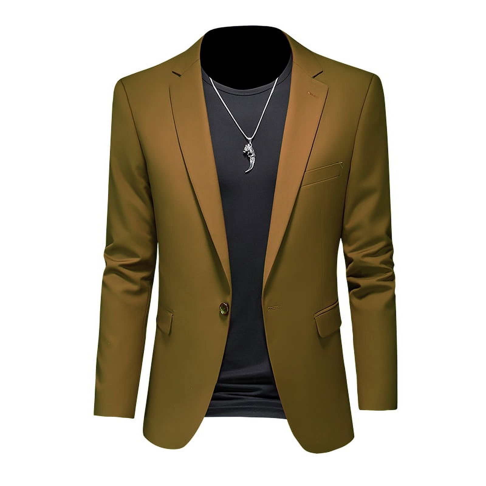 Boutique Fashion Solid Color High-end Brand Casual Business Men's ...