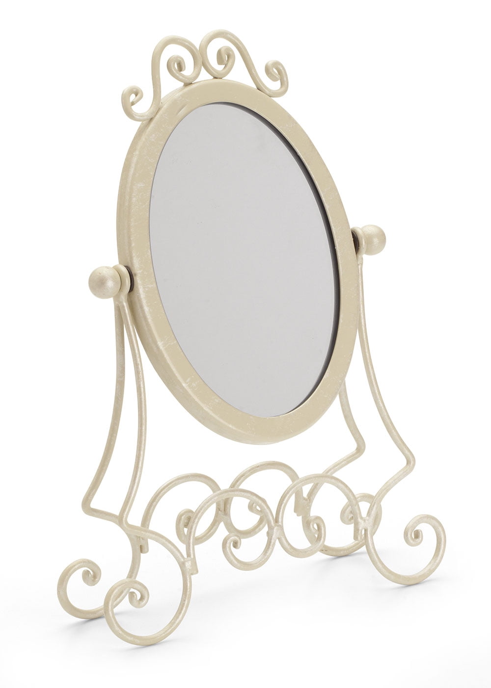 Boutique Ivory Countertop Mirror - 2 Included - Walmart.com
