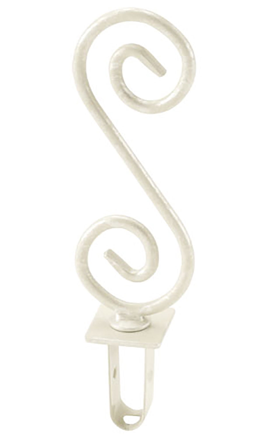 Boutique Ivory S-Shape Square Fitting Finial - Walmart Business Supplies