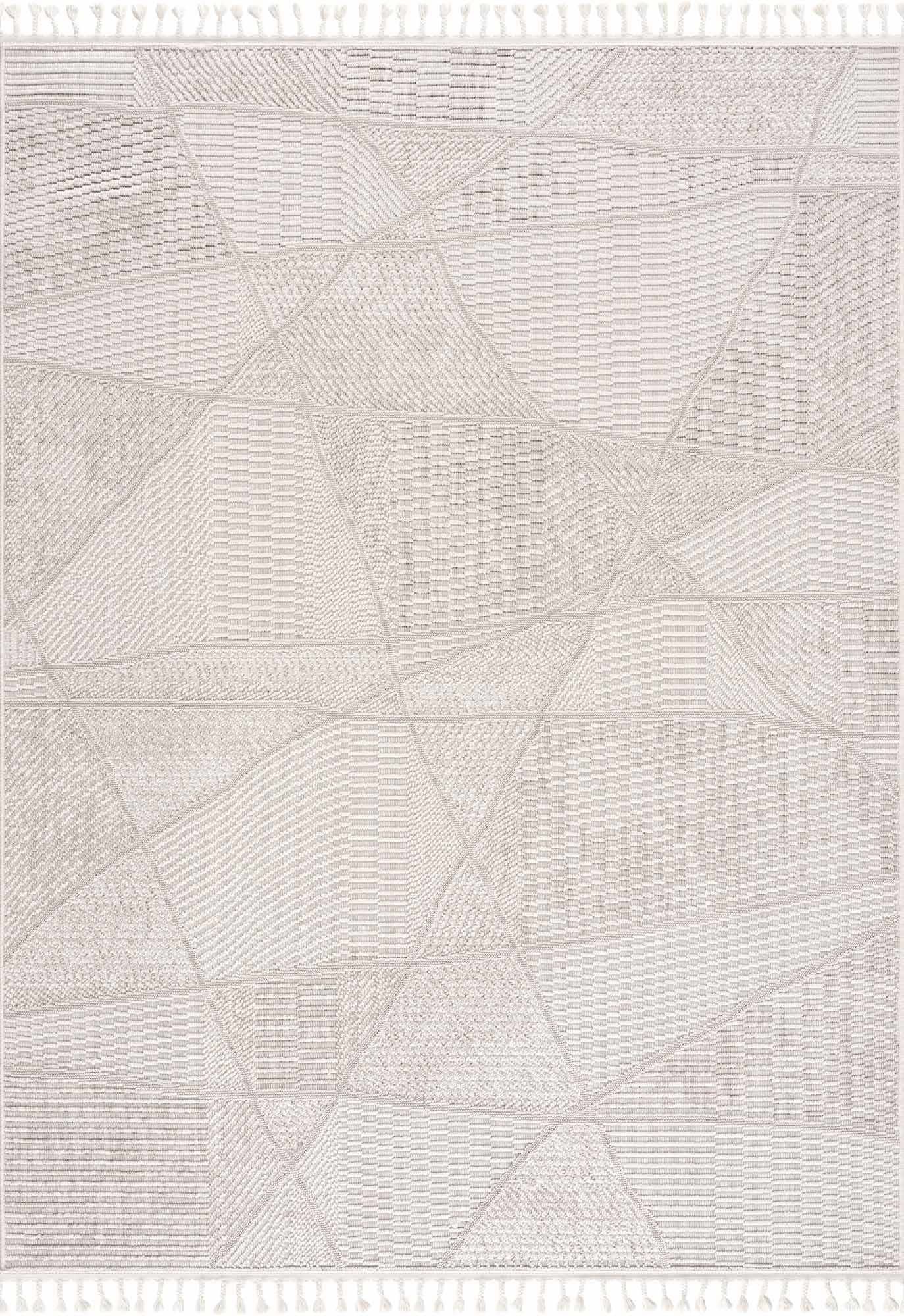 Boutique Rugs ANoky Contemporary Area Rug - Bone, Dark Gray, Cloud Gray ...