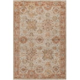 BoutiqueRugs Ange Traditional Area Rug - Light Sage, Sage, Tan - 5' x 7 ...