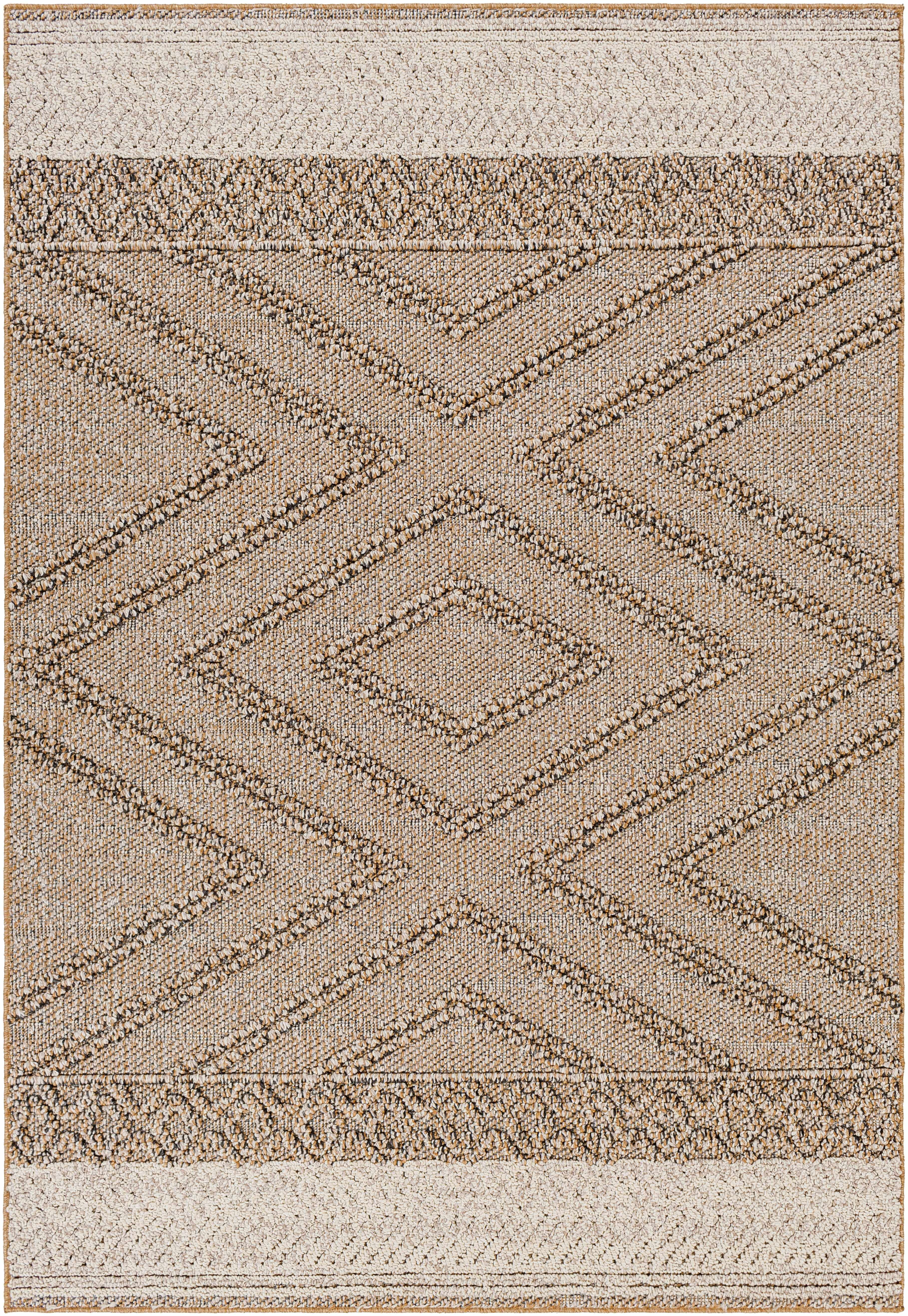 BoutiqueRugs Areli Boho High Low Textured Moroccan Geometric Area Rug ...